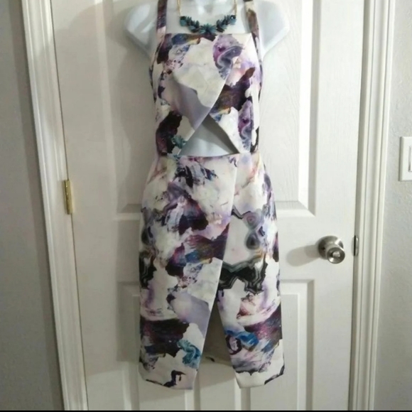 Stylestalker | Dresses | Stylestalker Purple Dress With Cut Out | Poshmark